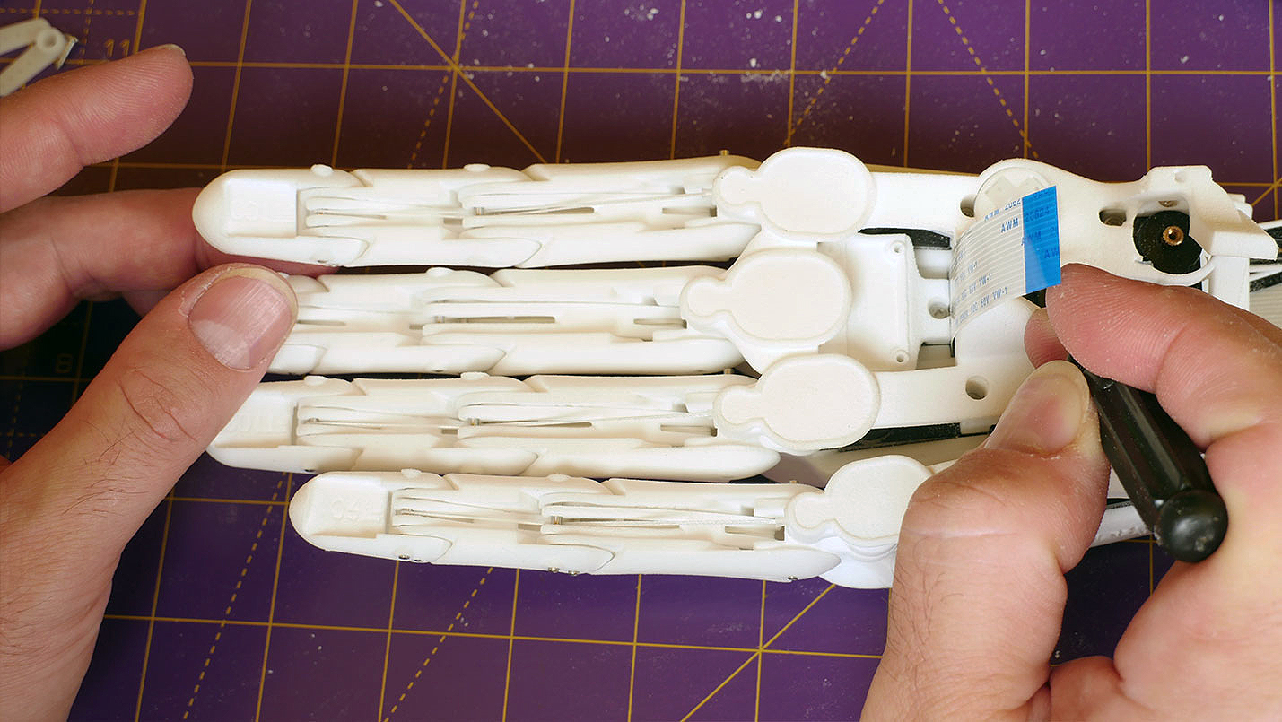 Step 6 - Robot Nano Hand - open source robot hand project