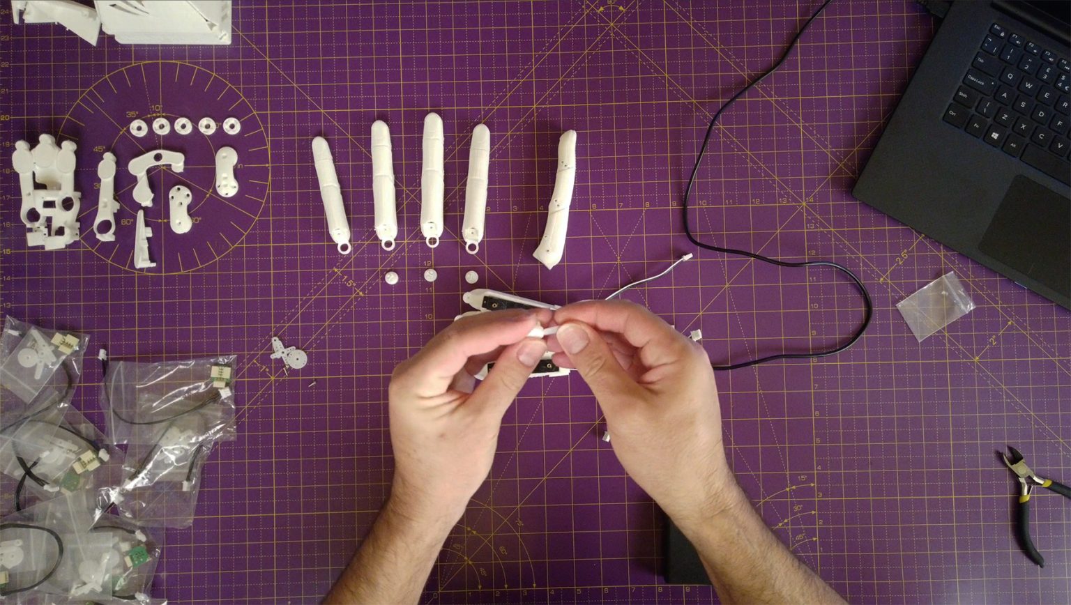 STEP 5 - Robot Nano Hand - open source robot hand project