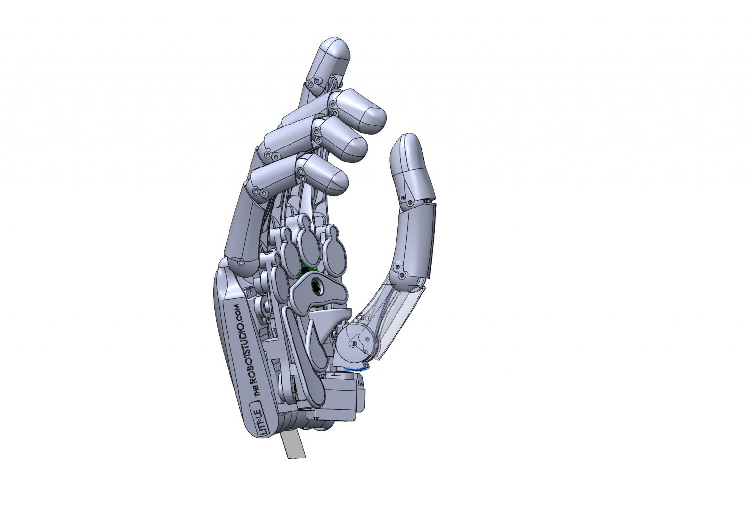 STEP 5 - Robot Nano Hand - open source robot hand project
