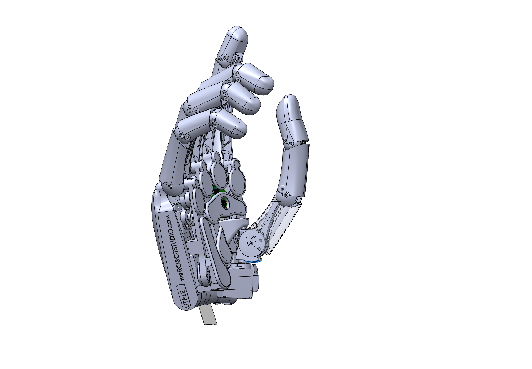 STEP 5 - Robot Nano Hand - open source robot hand project